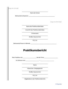 Praktikumsmappe: Vorlage, Anleitung & Tipps